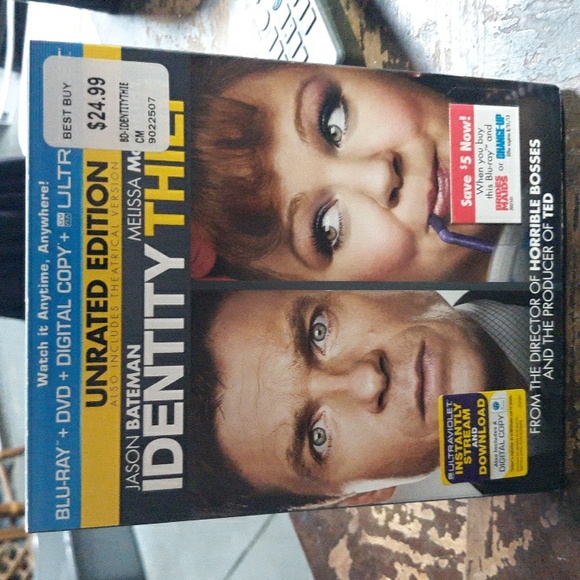 Universal | Other | Identity Theft Blu Ray Dvd | Poshmark